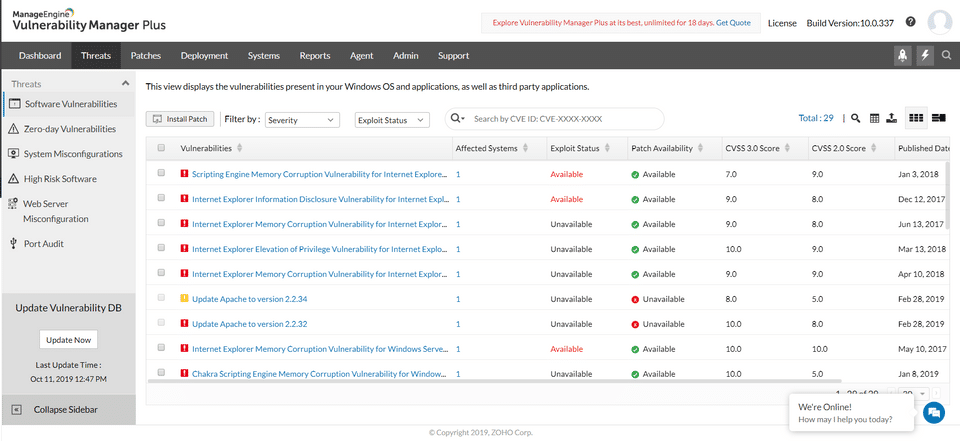 ManageEngine Vulnerability Manager Plus - Reviews, Features, Pricing ...